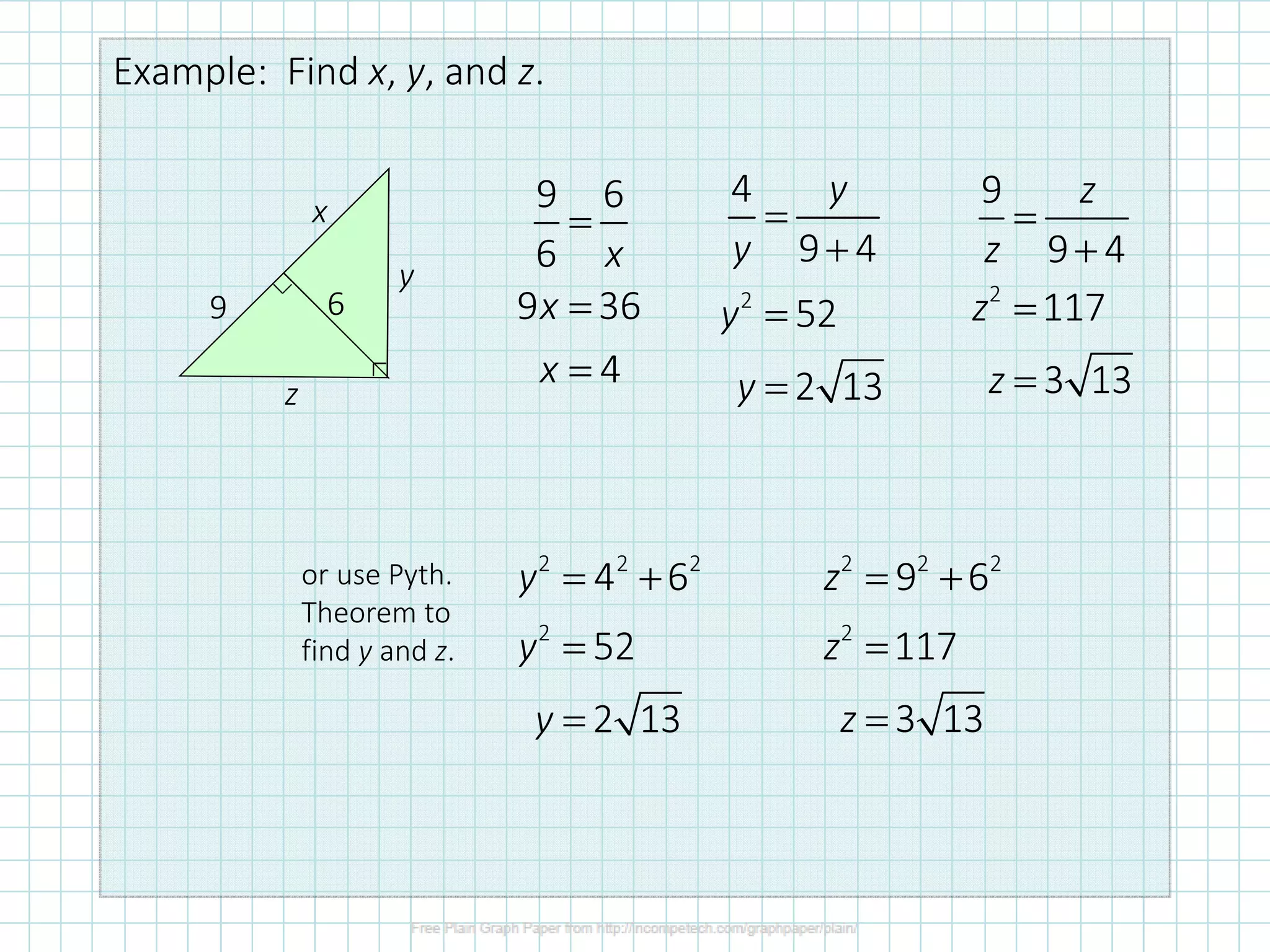 7.5 Similar Right Triangles | PDF