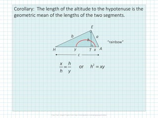 7.5 Similar Right Triangles | PDF