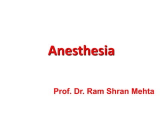 7. 1. anesthesia | PDF