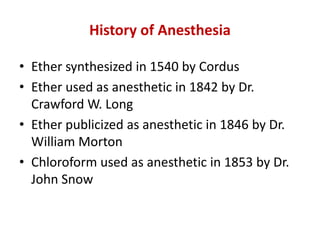 7. 1. anesthesia | PDF