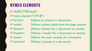 7.1 html lec 7 | PPT