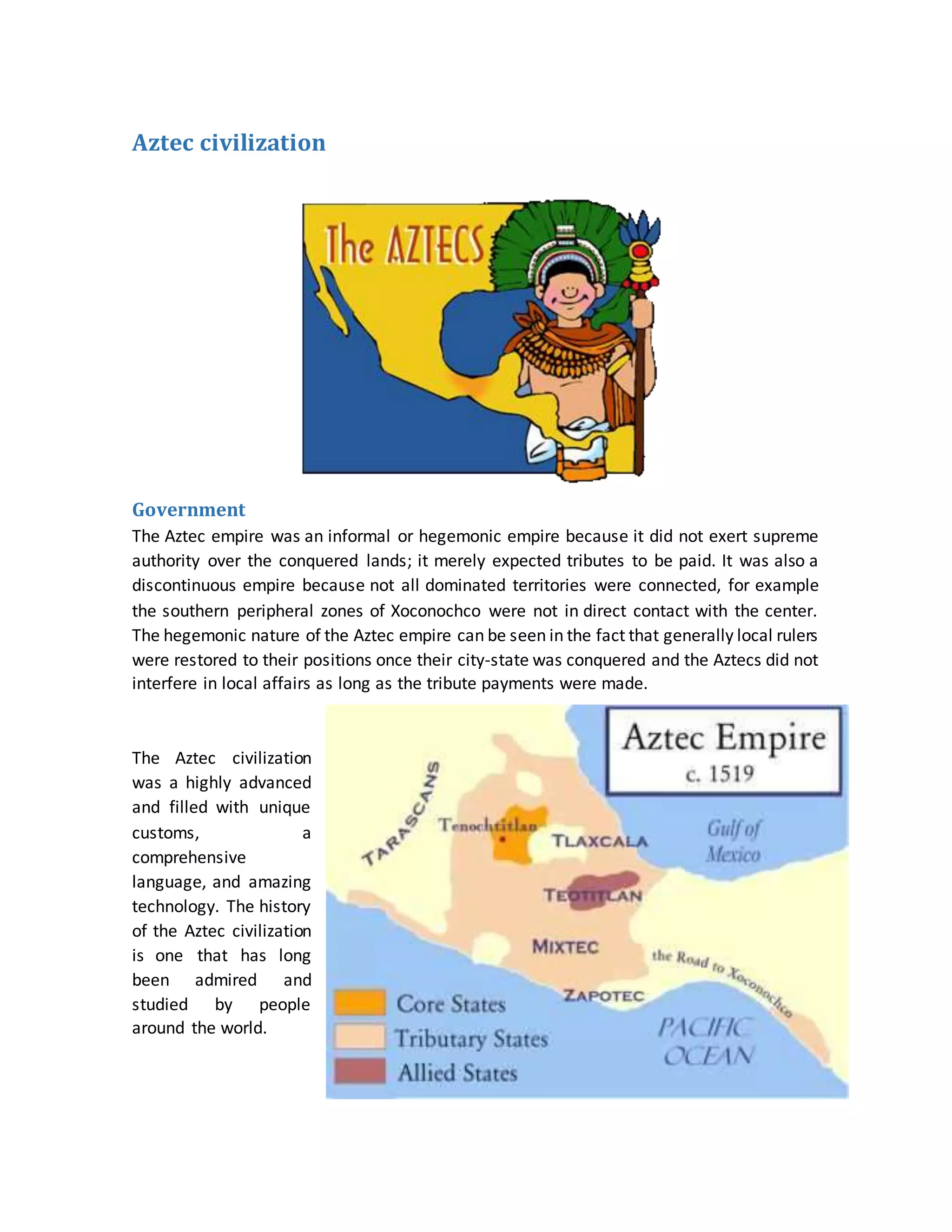 7. aztec civilization | DOCX