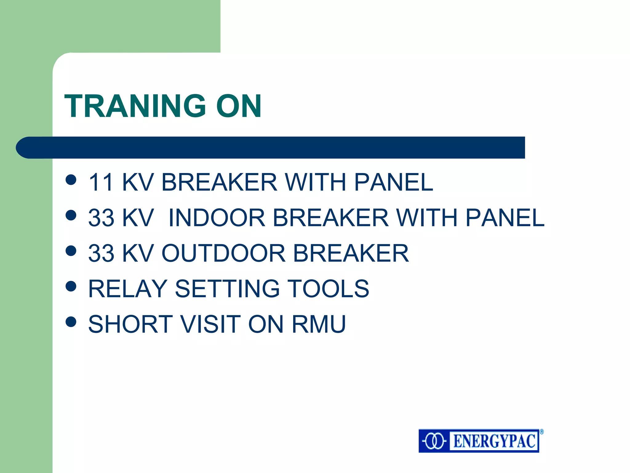 Breaker Operation & Maintenance | PPT
