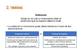 Validez y Confiabilidad de una Escala | PDF