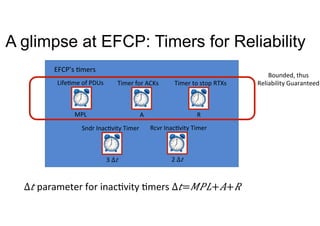 Error and Flow Control Protocol (EFCP) Design and Implementation: A Data Transfer Protocol for ...
