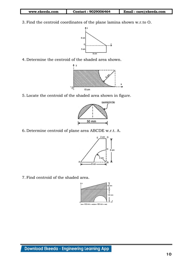 7. centroid and centre of gravity | PDF