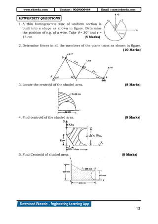 7. centroid and centre of gravity | PDF