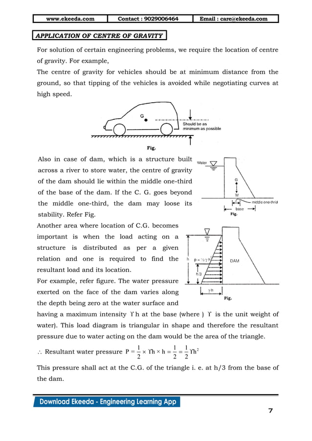 7. centroid and centre of gravity | PDF