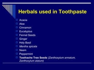 Dental products toothpaste & mouthwash | PPT