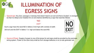 7. Illumination of Means of Egress | PPTX