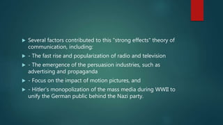 7. mass communication theory | PPTX