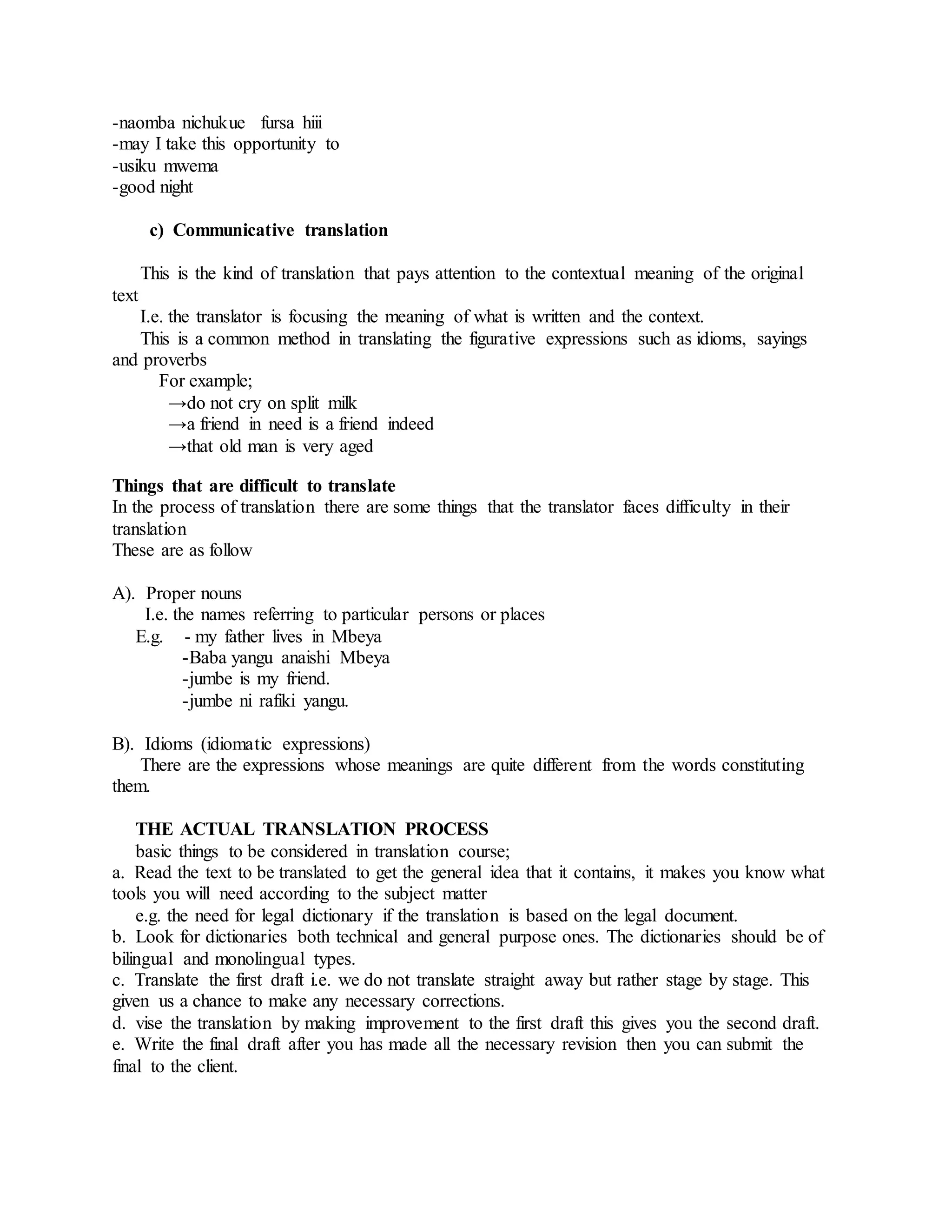 TRANSLATION AND INTERPRETATION | DOCX