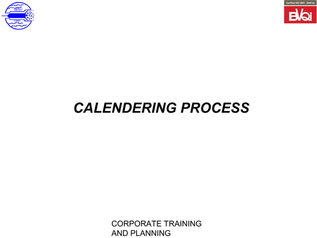 7. calendering process (1) | PPT