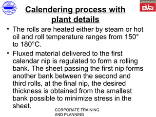 7. calendering process (1) | PPT