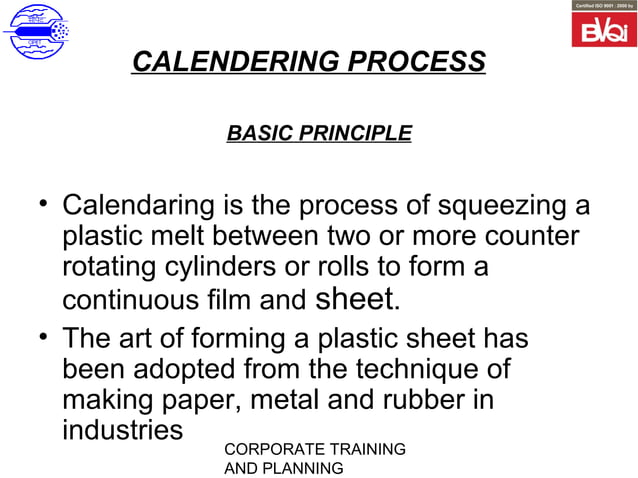 7. calendering process (1) | PPT