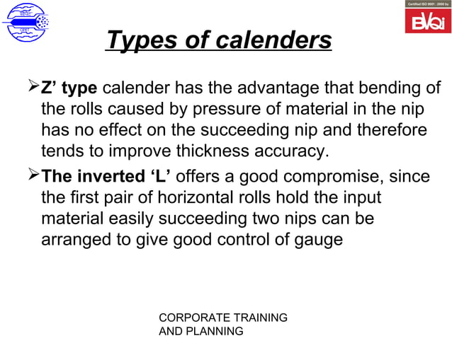 7. calendering process (1) | PPT