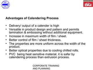 7. calendering process (1) | PPT