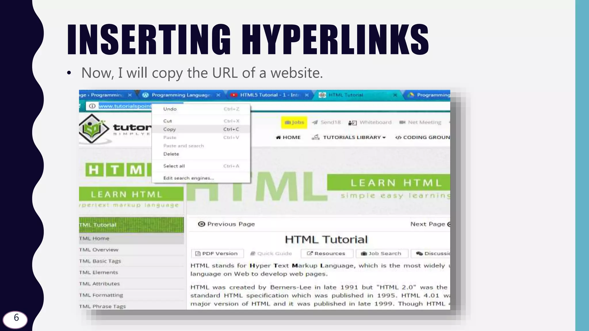Wordpress - S03.L07 - Inserting Hyperlinks | PPT | Free Download