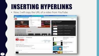 Wordpress - S03.L07 - Inserting Hyperlinks | PPTX