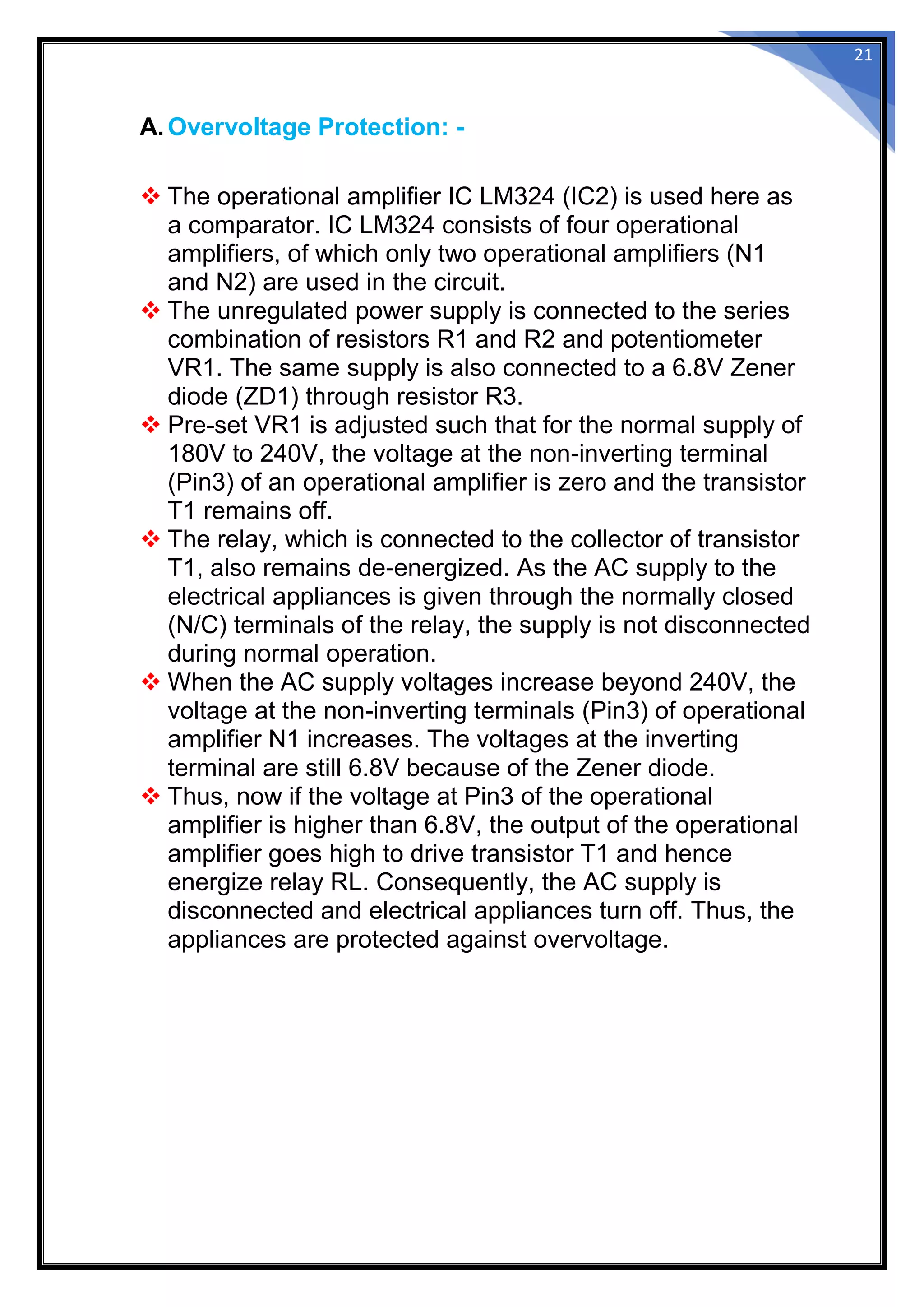 Design Development and Testing of an Overvoltage and Undervoltage ...