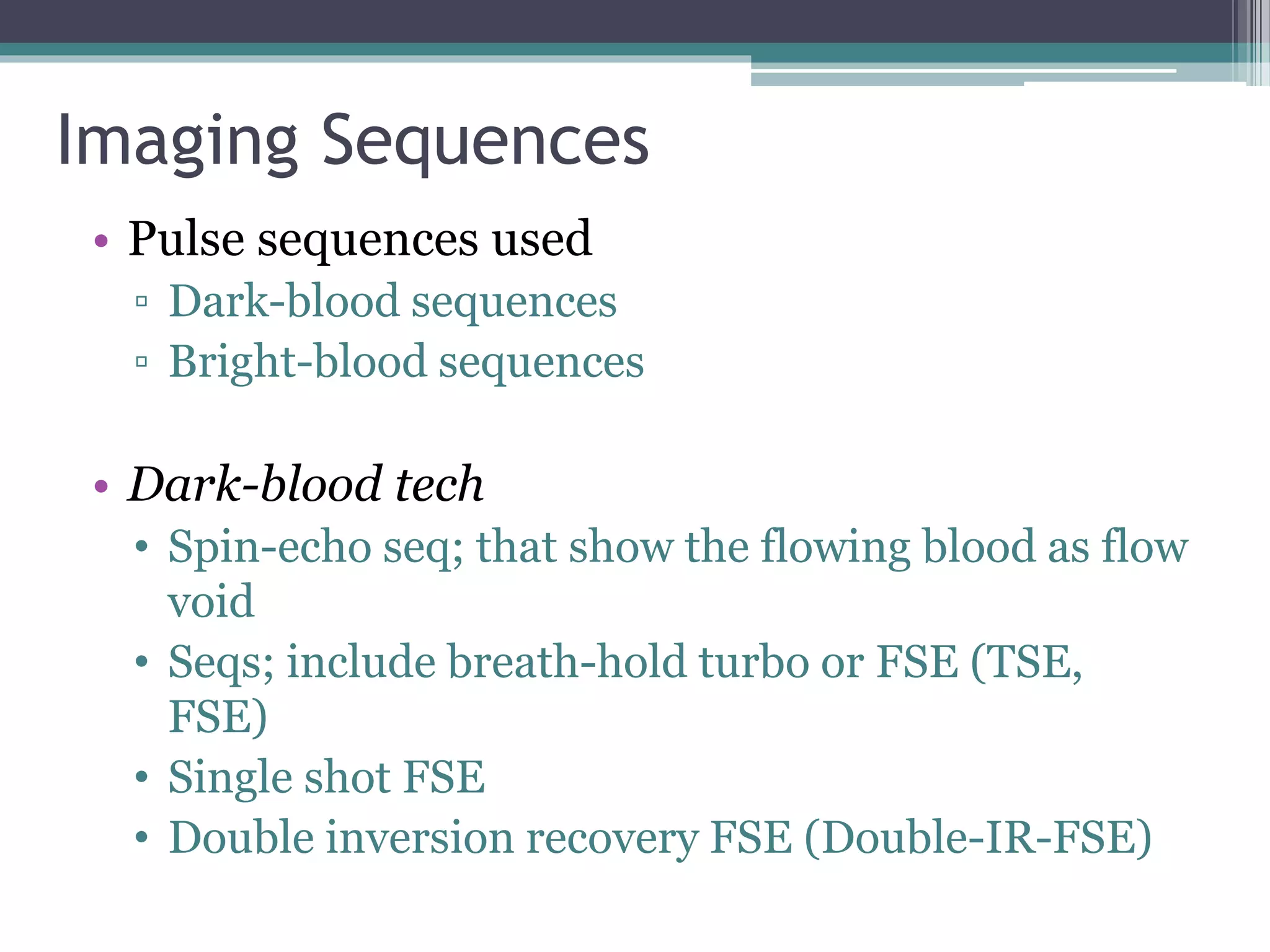 Cardiac Magnetic Resonance Imaging | PPTX