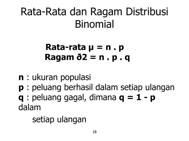 7.distribusi binomial | PPTX