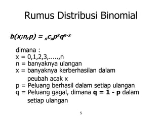 7.distribusi binomial | PPTX