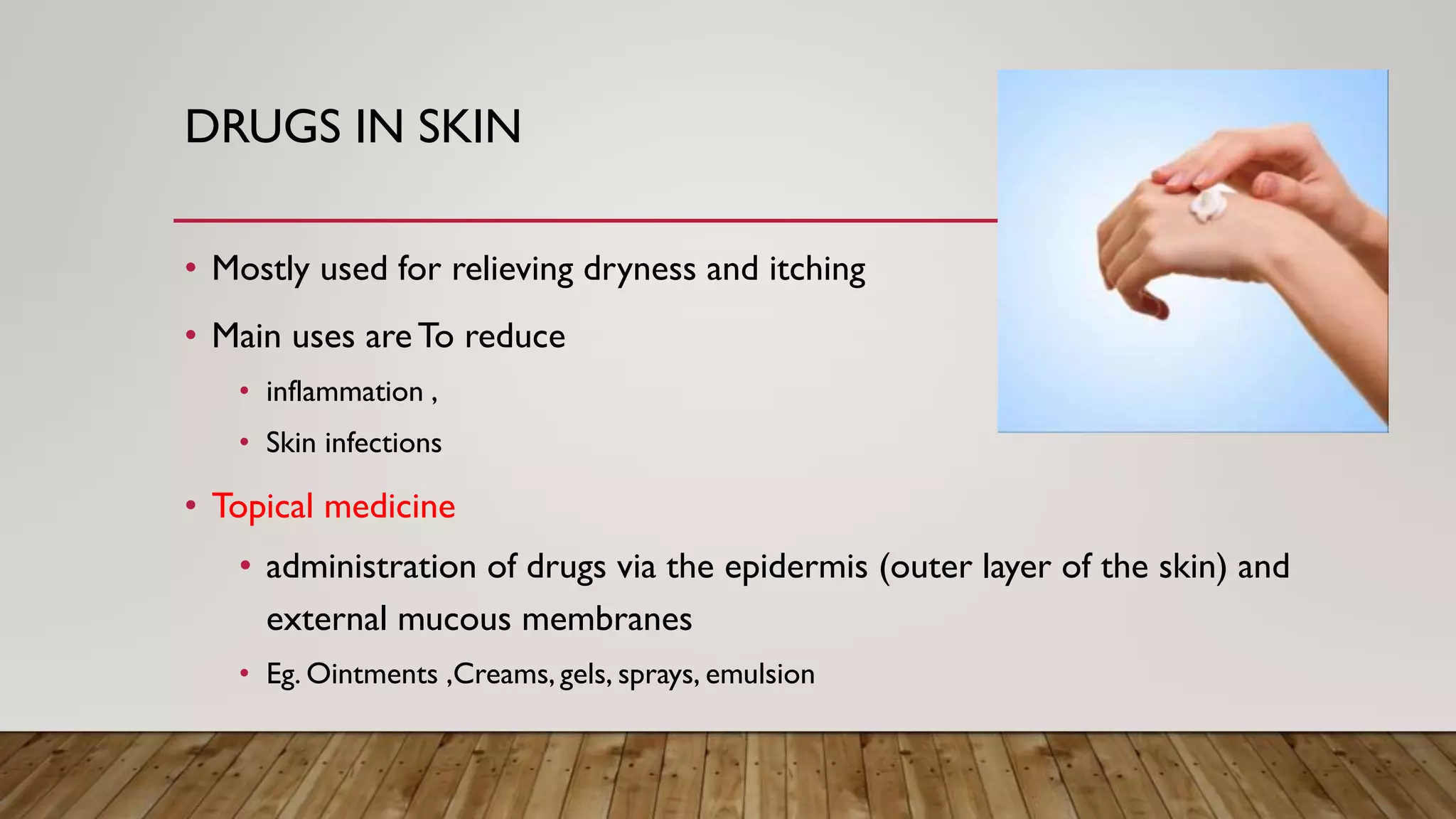 drugs acting on skin For PCL Nursing | PDF