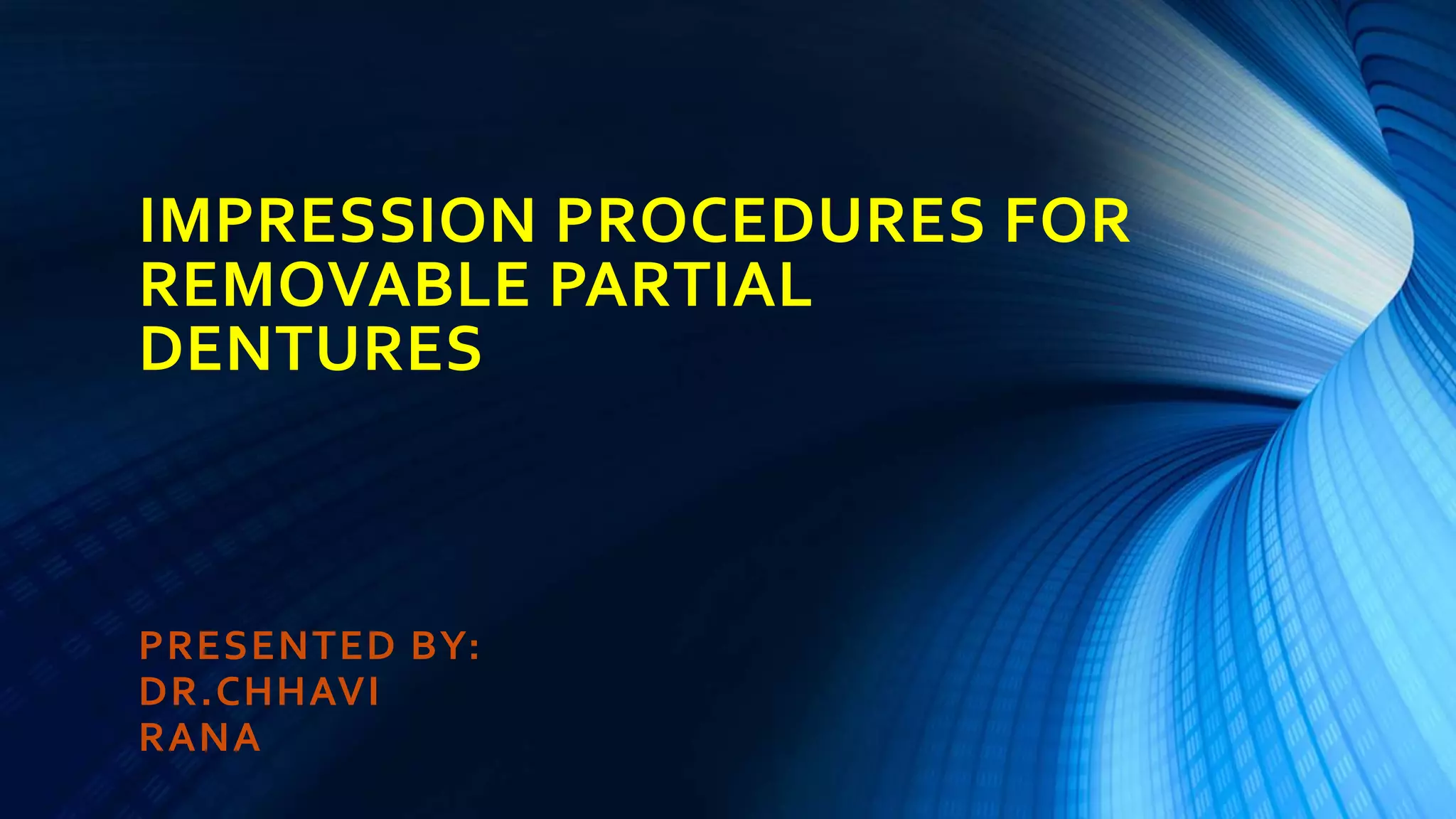 impression in RPD | PPTX