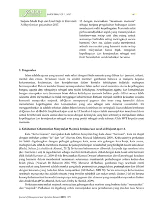 7. keharmonian masyarakat majmuk berdasarkan surah | PDF