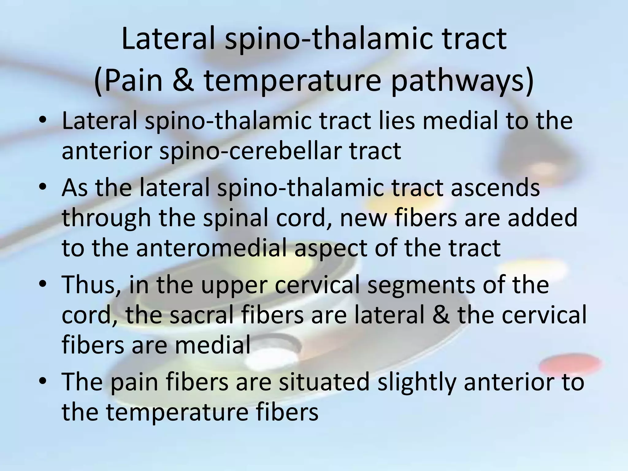 Spinal cord & its tracts I (Ascending tracts) | PPTX