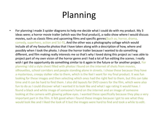 7. fmp evaluation | PPTX | Video Production | Content Production