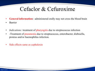 Cephalosporins | PPTX