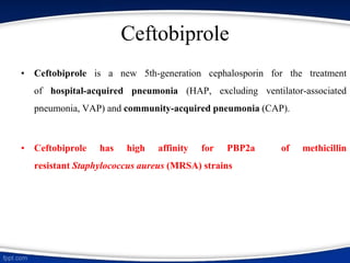 Cephalosporins | PPTX