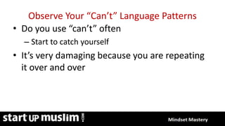 7. observing your language patterns | PPTX