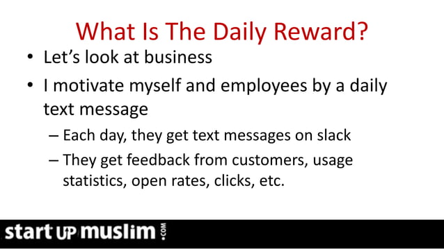 7. setting up the reward system | PPT