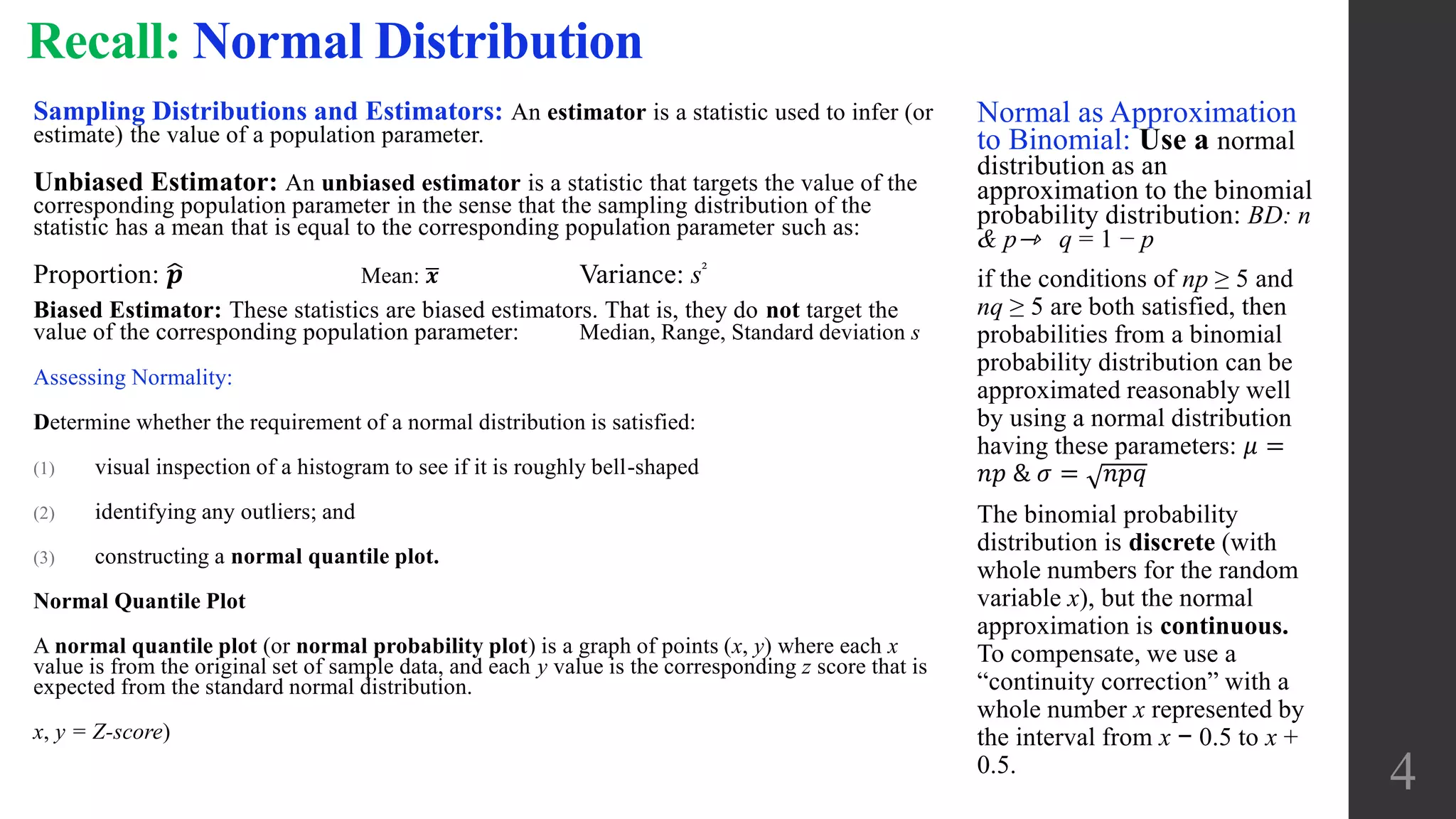 Estimating a Population Proportion | PPTX