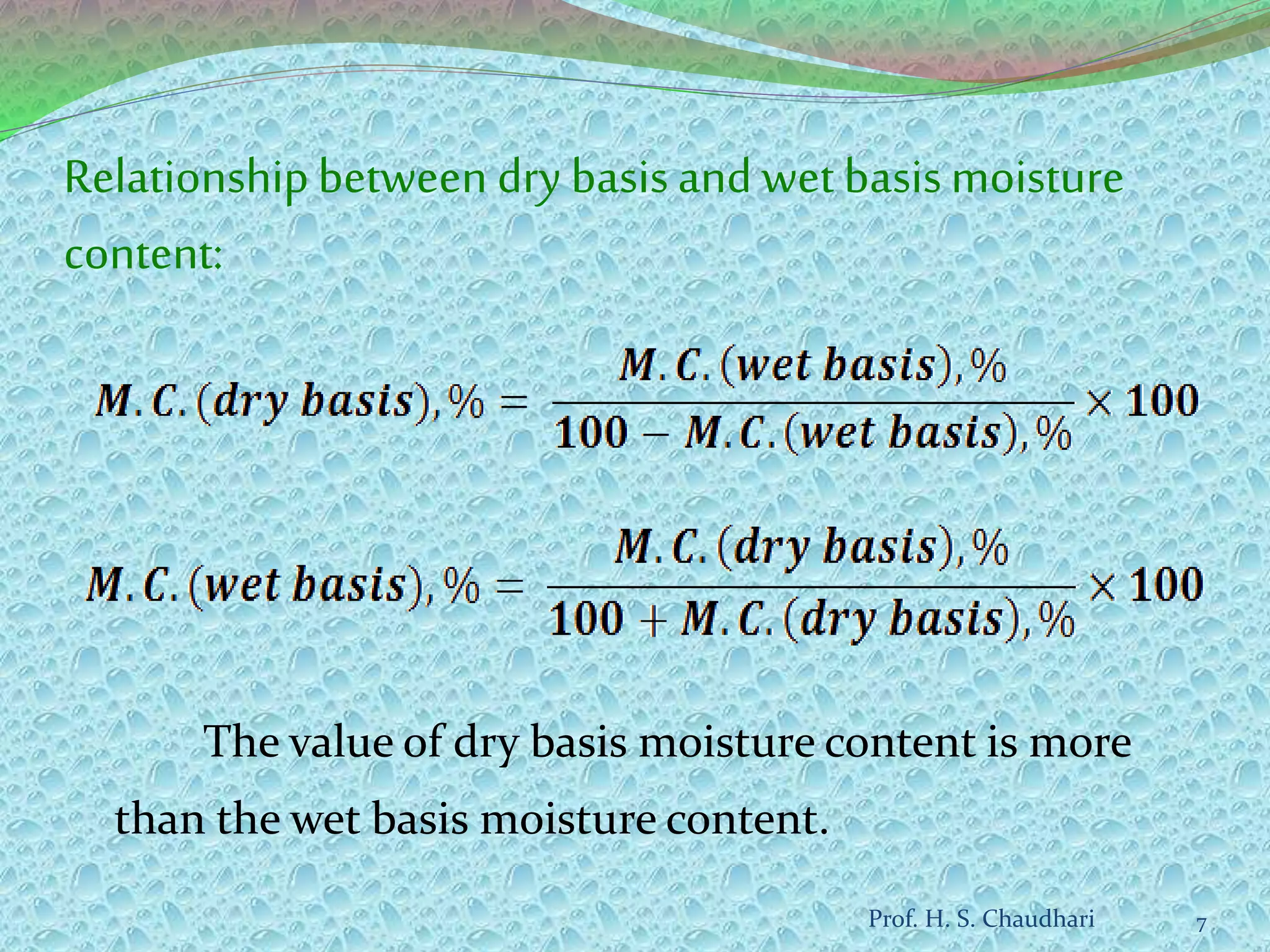 Moisture Content Determination Methods By Hema Gavit PPTX Moisture Content Determination Methods By Hema Gavit PPTX