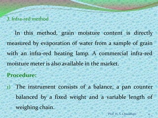 Moisture content determination Methods by Hema Gavit | PPTX