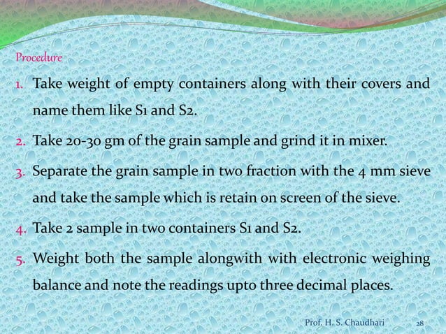 Moisture content determination Methods by Hema Gavit | PPTX | Chemistry ...