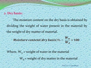 Moisture content determination Methods by Hema Gavit | PPTX