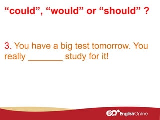 7.could should-would | PPTX