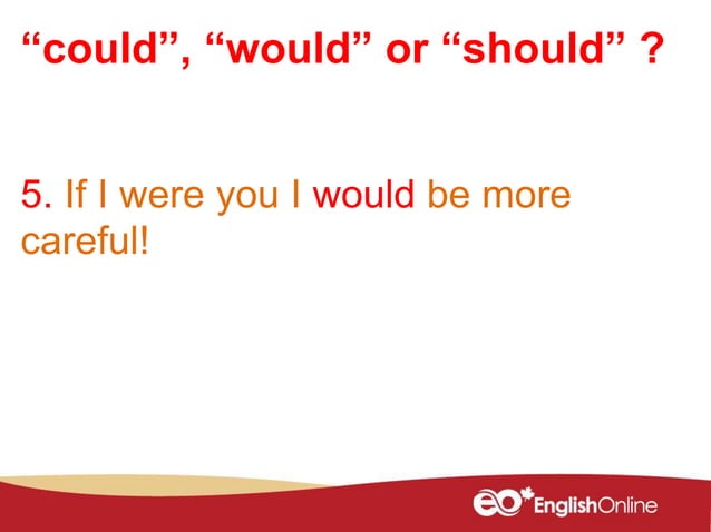 7.could should-would | PPTX