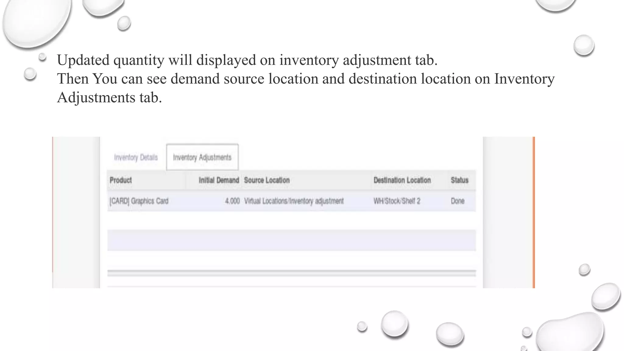 Inventory Adjustment In Odoo | PPT
