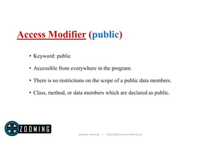 7. java types of modifiers | PDF