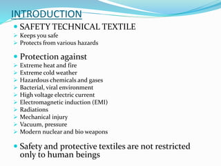 Safety and protective technical textiles | PPTX
