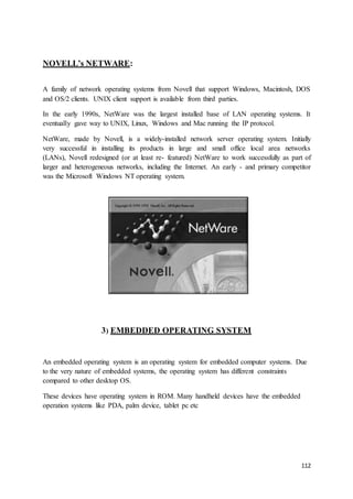 system software and operating System | DOC