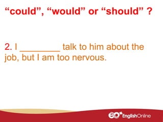7.could should-would | PPT