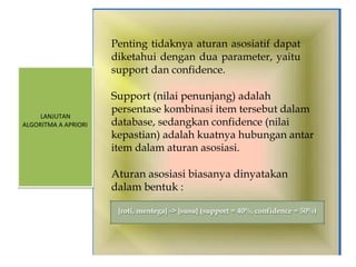 7. algoritma a priori ( Data Mining) | PDF