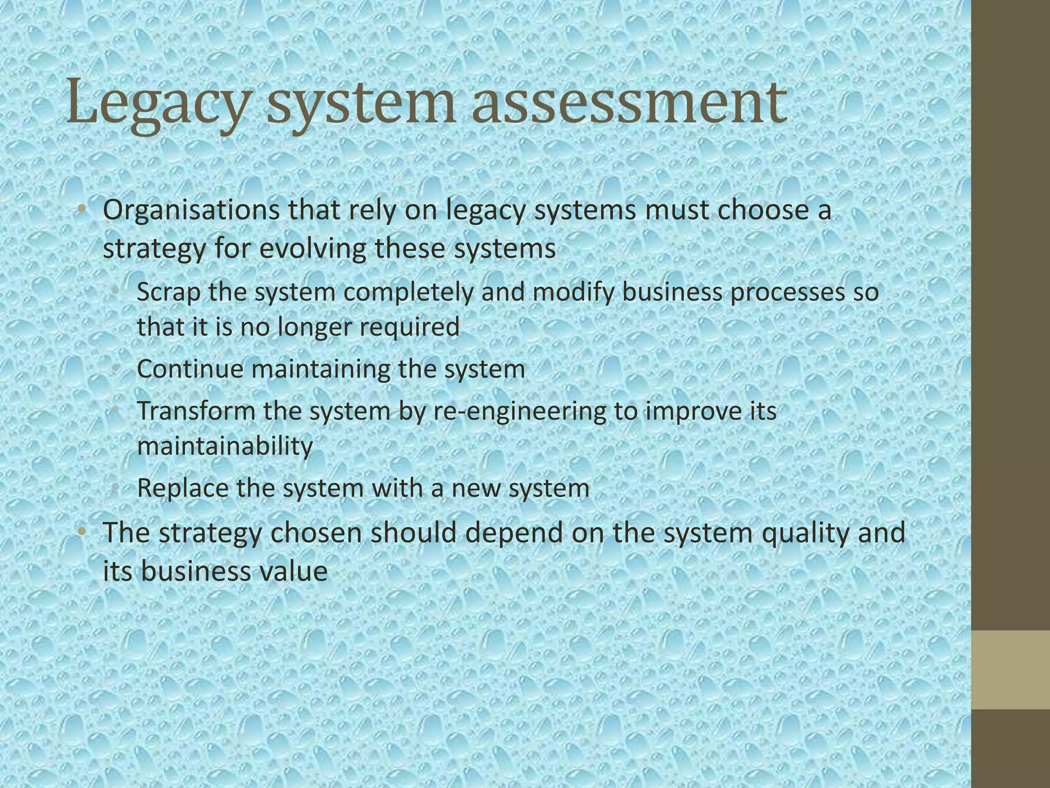 LEGACY SYSTEM In Software Engineering By NADEEM AHMED | PPT